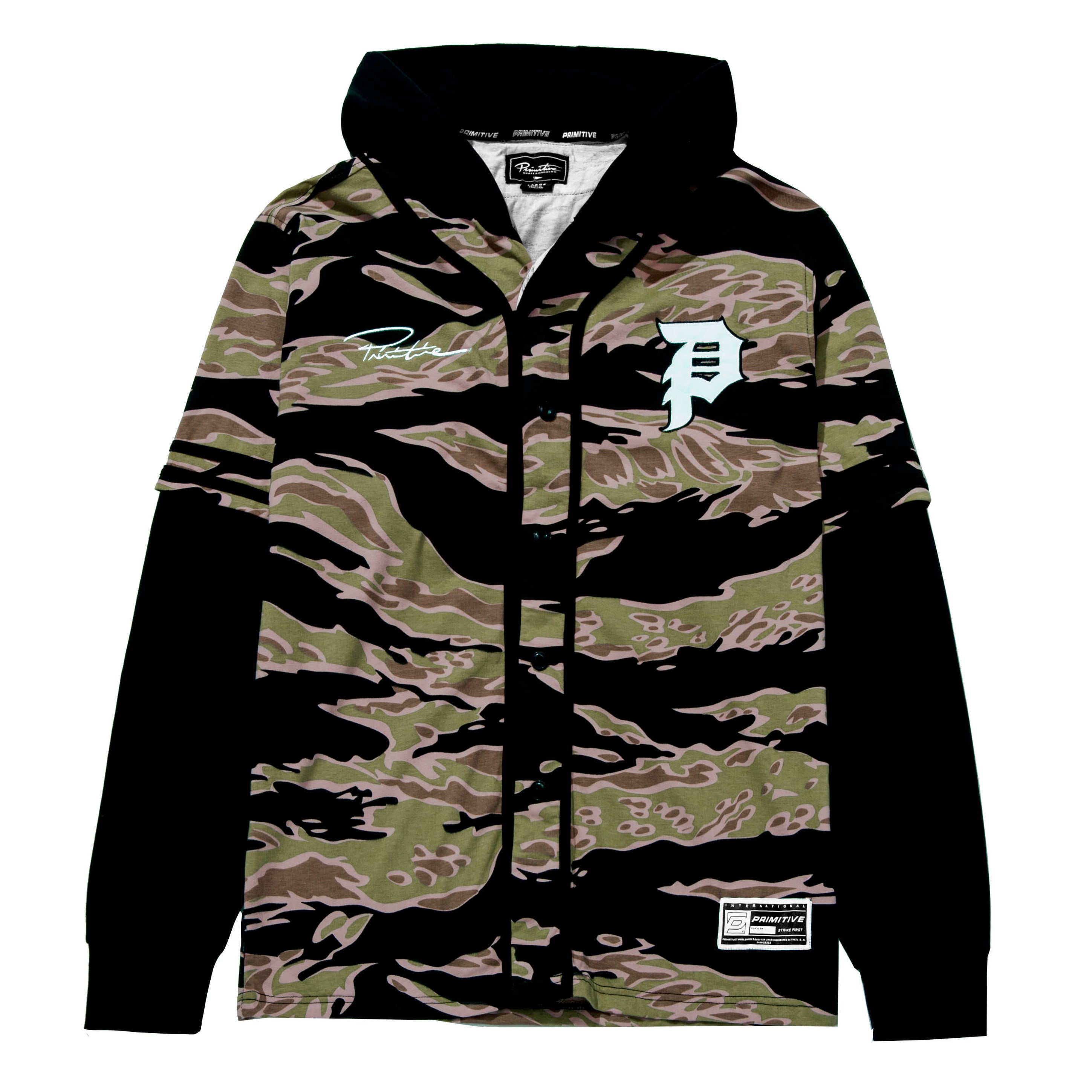 TIGER TWO-FER BASEBALL JERSEY– Primitive Skateboarding